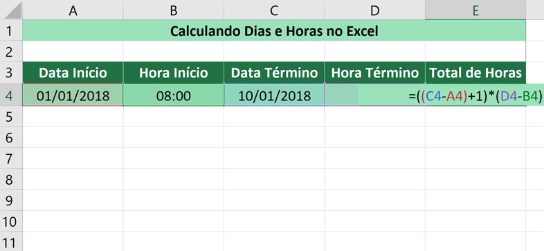 Aprenda Como Calcular O Total De Horas No Excel Cursos De Excel Online