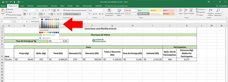 Como criar uma planilha no Excel passo a passo | Cursos de Excel Online